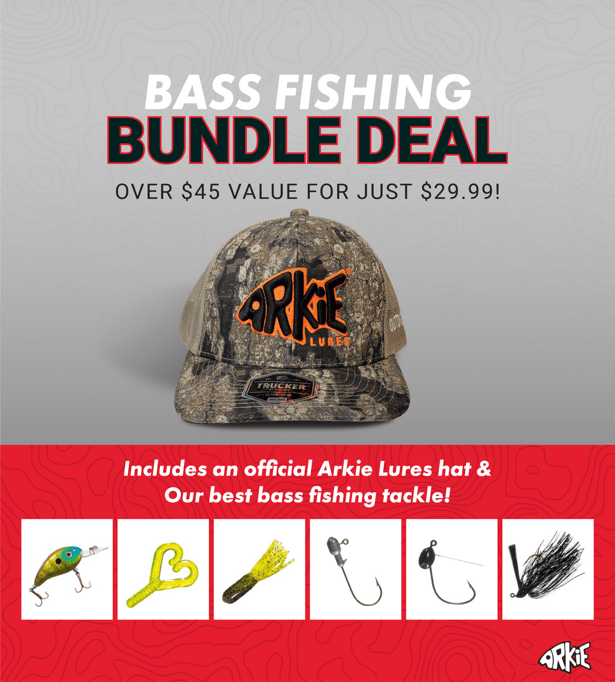 Arkie Lures Bass Bundle