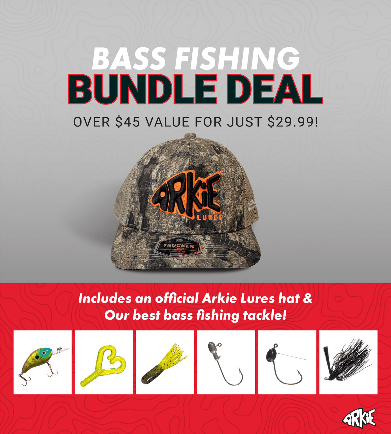 Arkie Lures Bass Bundle