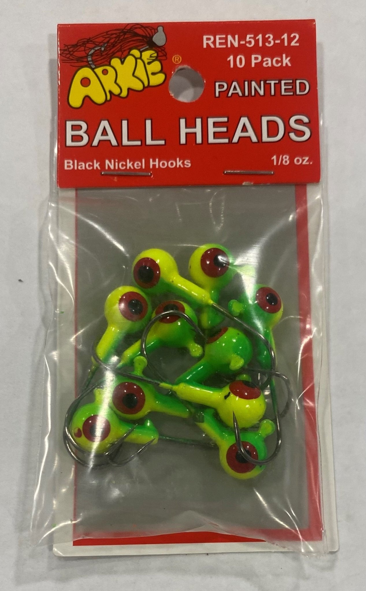 Painted Ball Heads — Arkie Lures