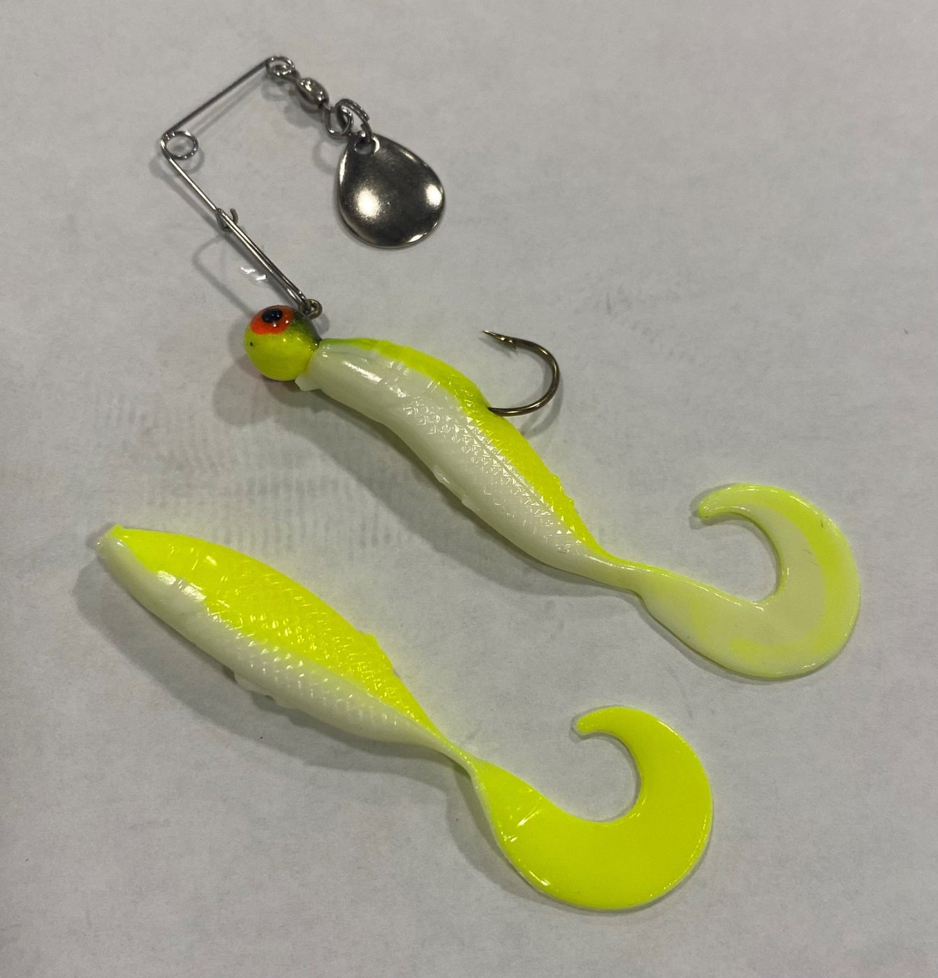 Rigged Minnow Curl Tail — Arkie Lures
