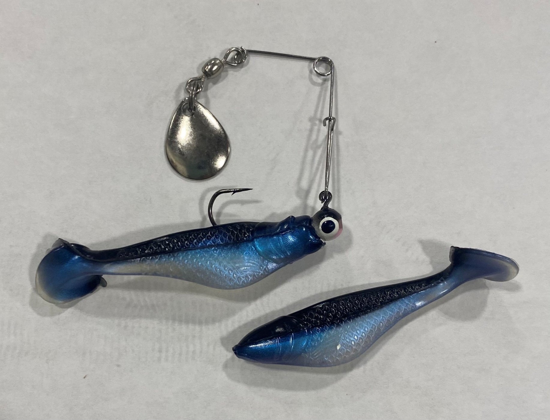Rigged Minnow Paddle Tail — Arkie Lures